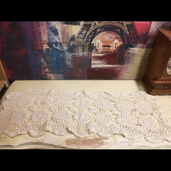 Accessories | Vintage Crochet Long Doily | Poshmark